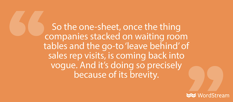 How to Write a Killer Company One-Pager (With Examples) | Llizo Marketing™